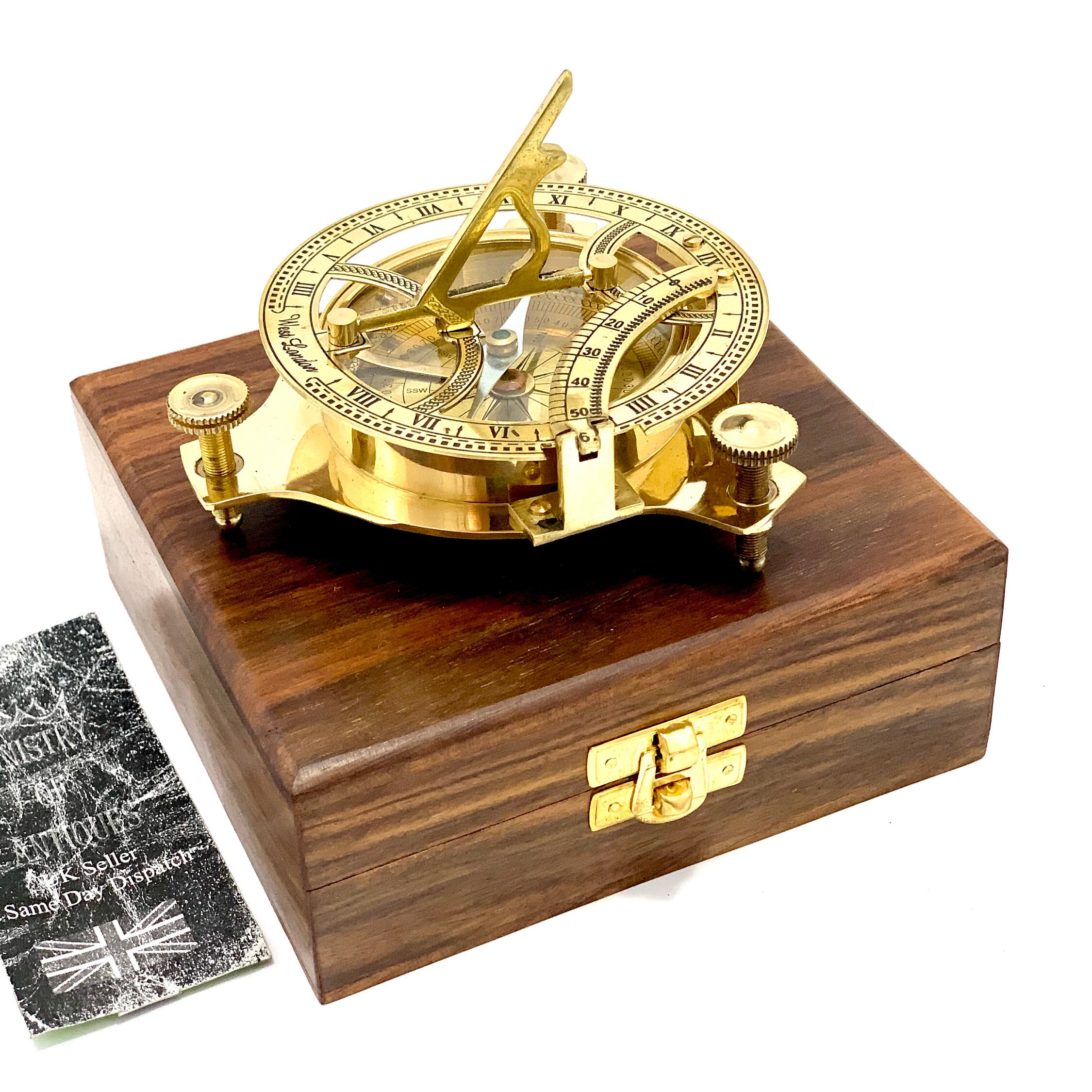 Sundial Compass 4.5 Big Vintage Nautical Marine | Etsy