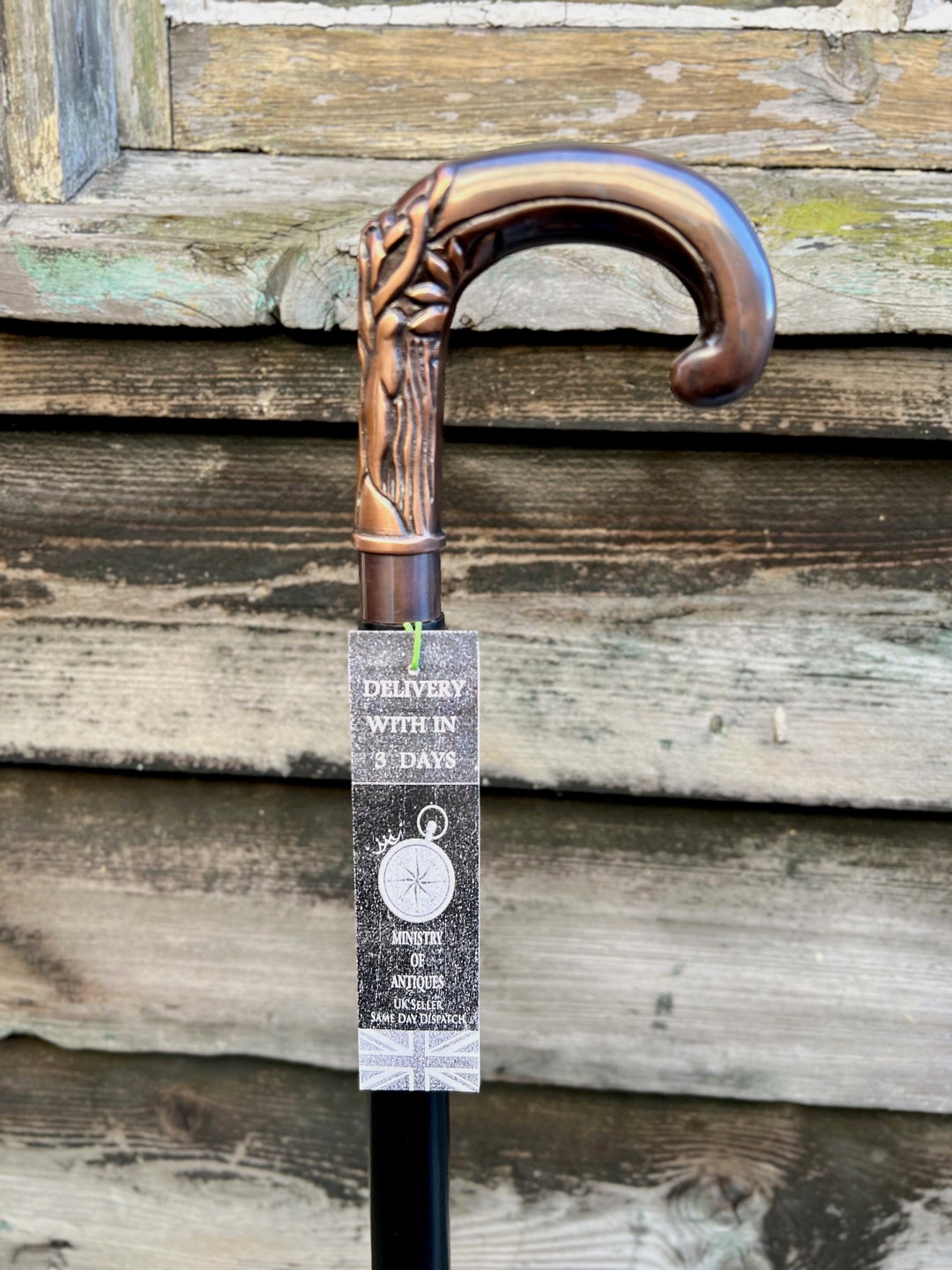 Elegant Sturdy Black Colour Foldable Wooden Walking Stick - Finest Wood ...