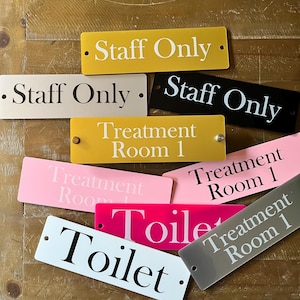 Salon Door Sign, Personalised Business Sign, Salon Signage, Tanning ...