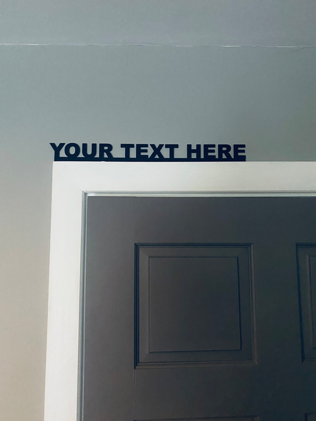 CUSTOM Door Topper, Shelf Decor, Wall Decor - Add Your Own Text. - Etsy