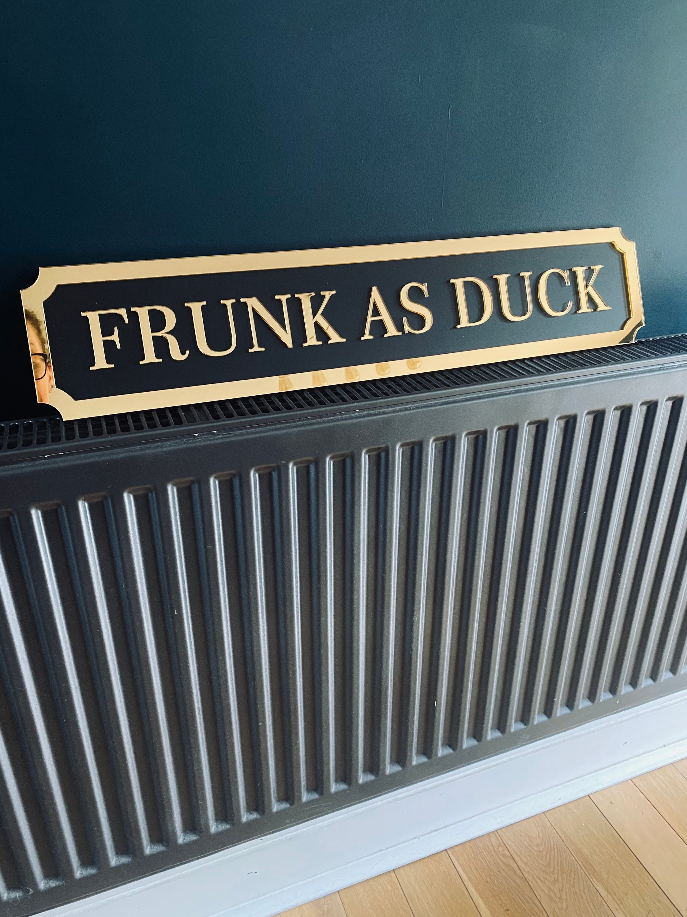 FRUNK AS DUCK Street Style Sign Wall Decor. - Etsy