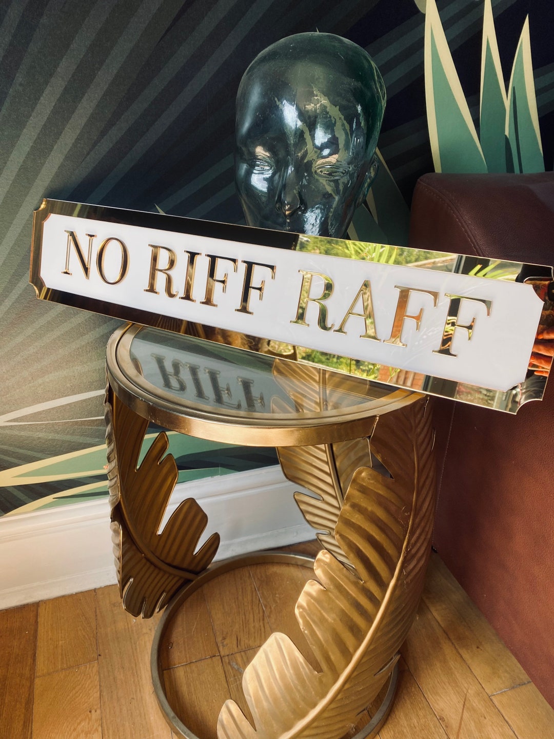 NO RIFF RAFF Street Style Sign, Wall Decor. - Etsy