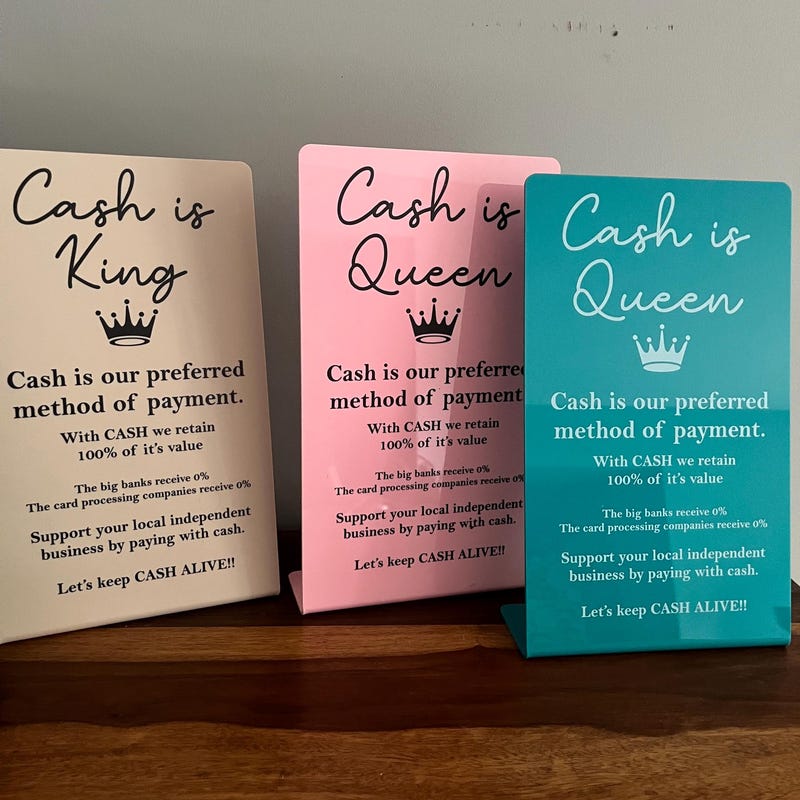 King and Queen Wall Signs - Etsy