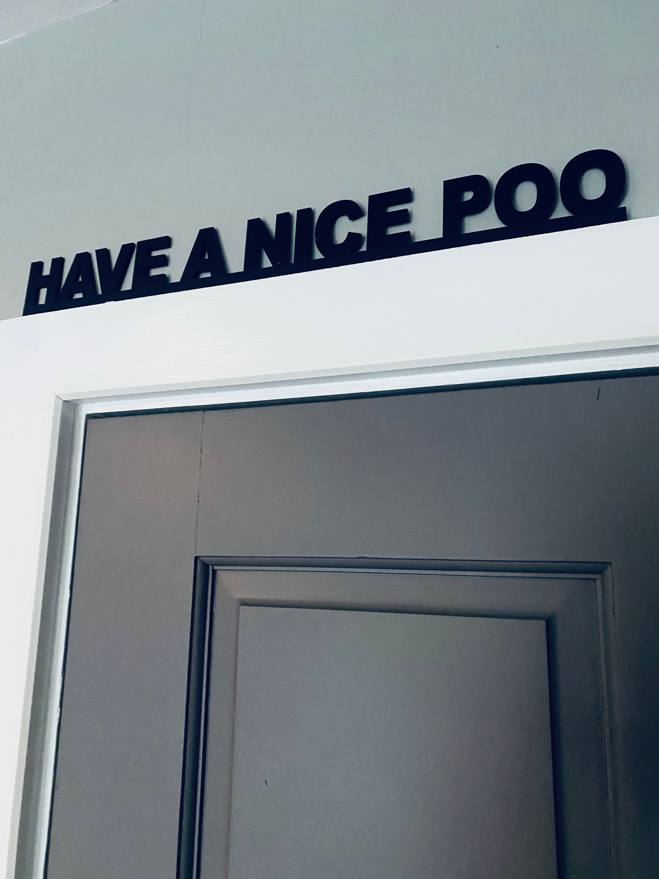 HAVE A NICE POO - Door Topper, Shelf Decor, Wall Decor - Etsy