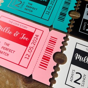 Personalized Acrylic Couple Ticket Sign: Anniversary, Valentine Gift - Etsy