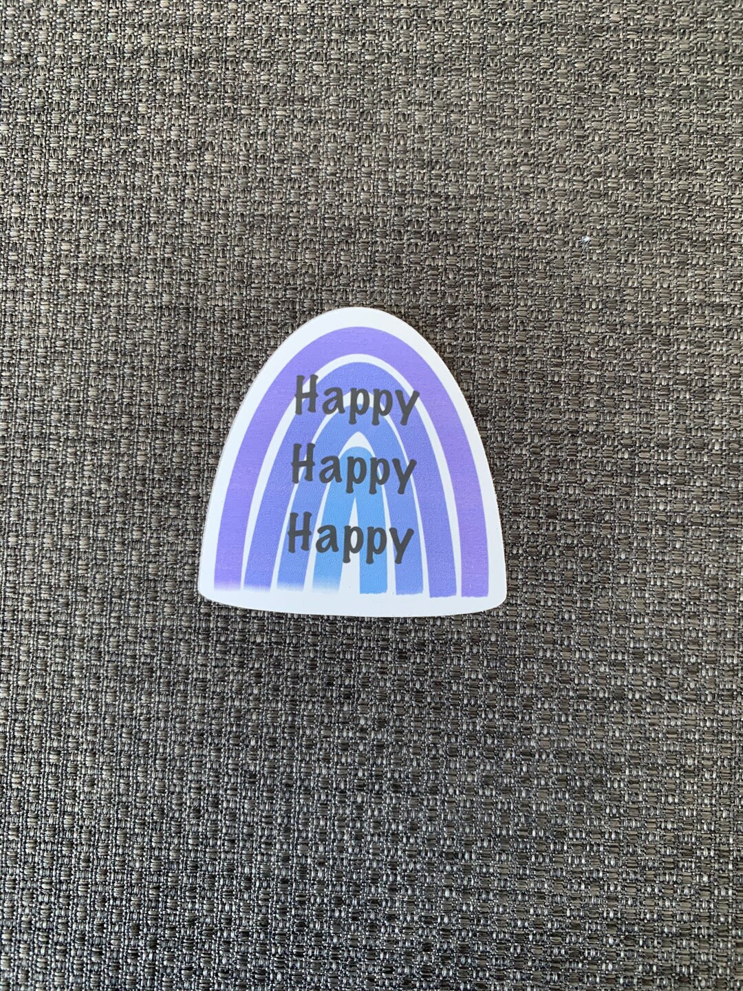 Waterproof Purple Rainbow Sticker - Etsy