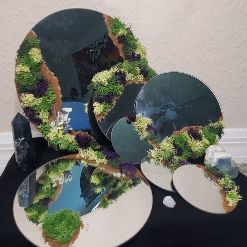 Moss Mirror - Etsy