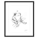 Fat Little Toad Sketch Drawing Illustration 8.5 X 11 Animal Art Print ...