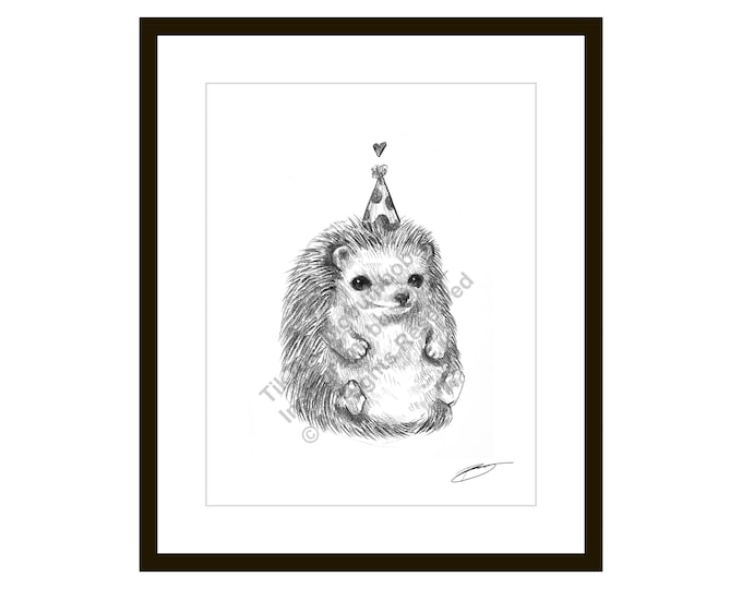 Fat Little Bird Sketch Drawing Illustration 8.5 X 11 | Etsy