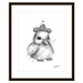 Fat Little Duck - Sketch Illustration - 8.5 X 11 Black and White Art ...