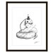 Fat Little Snake Sketch Illustration 8.5 X 11 Black and White Animal ...