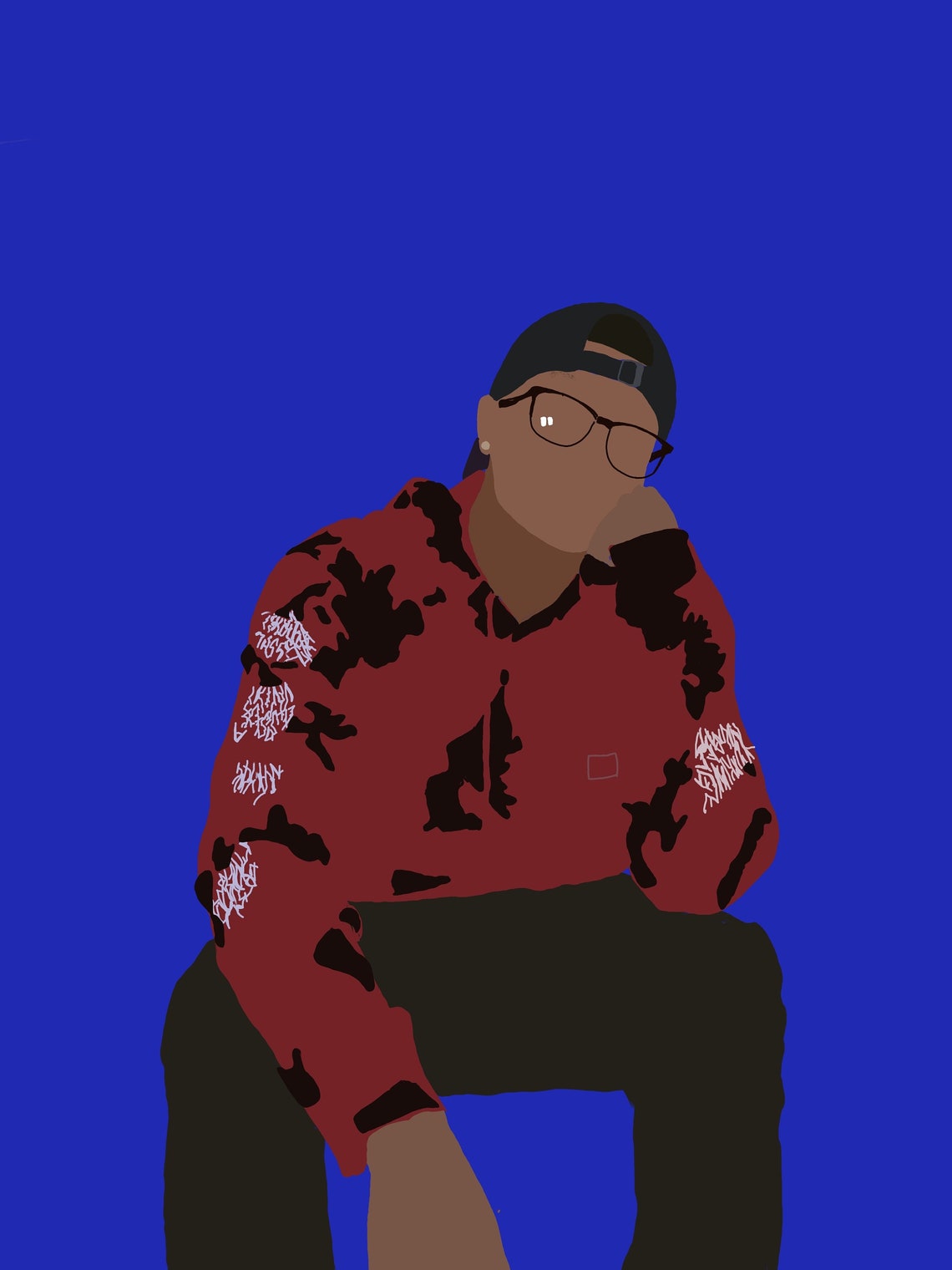 Custom Digital Portrait/ Faceless - Etsy UK