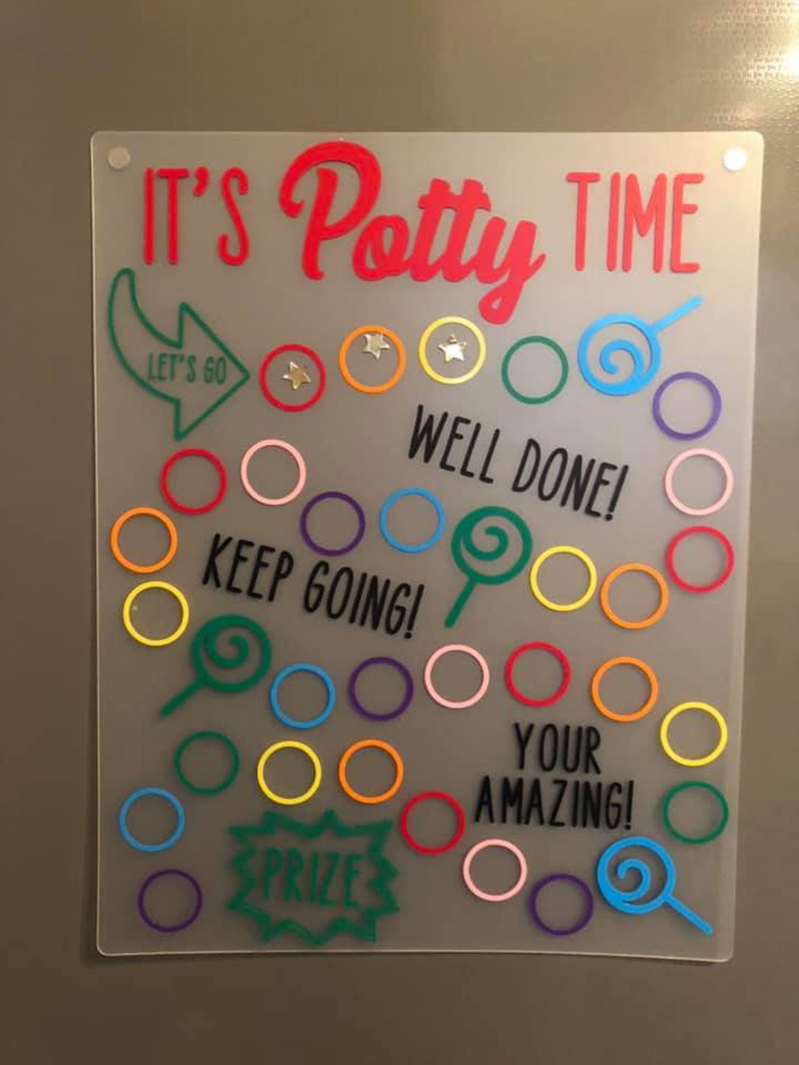 Potty Chart Toilet Training Reward | Etsy