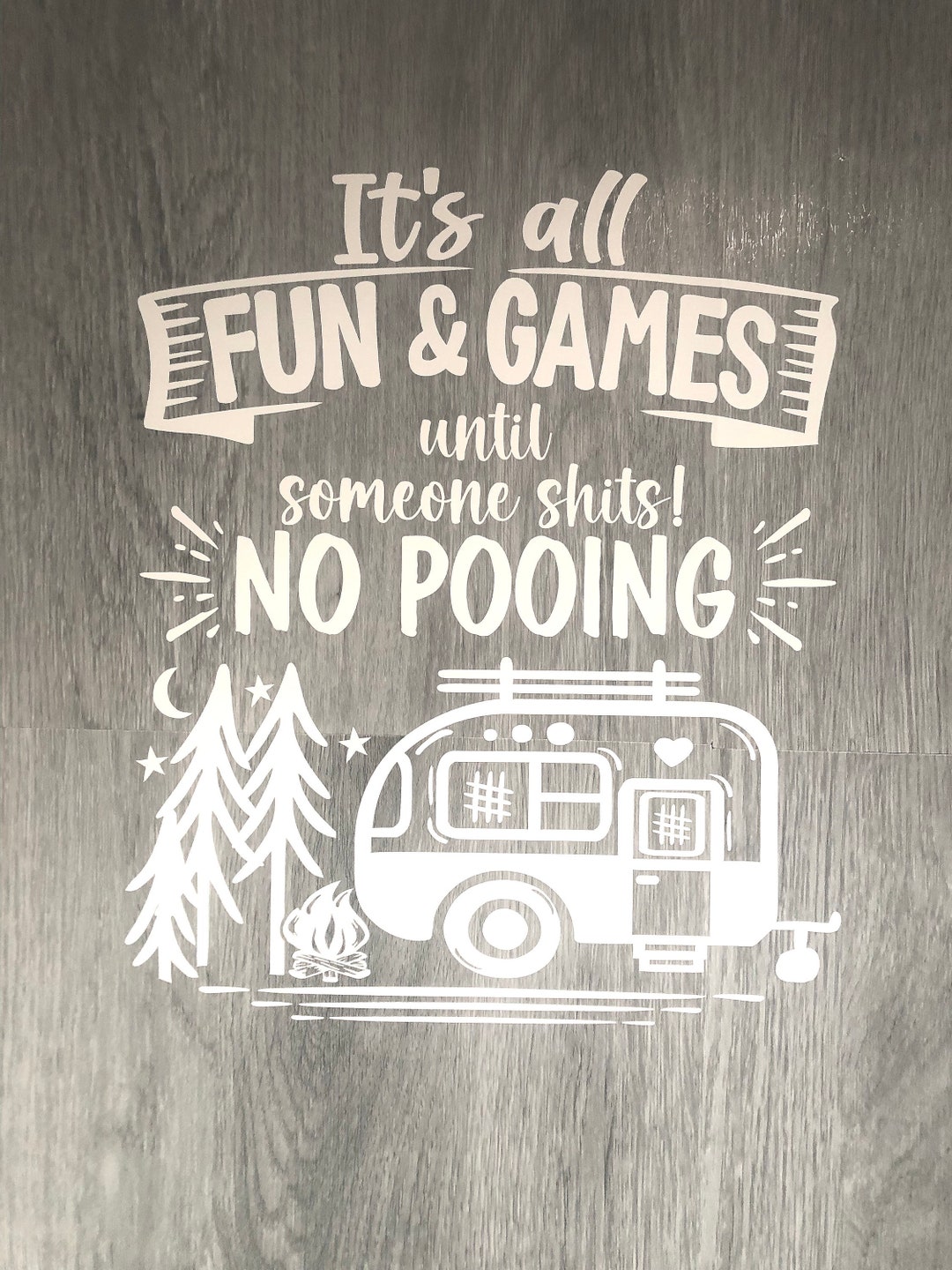 No Pooing | Toilet | Funny | Humour | Camper | Caravan | Motorhome ...