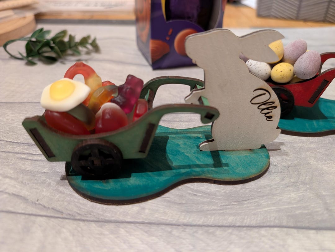 Easter Bunny Cart | Sweet Trolley | Fillable | Fill Yourself | Easter ...