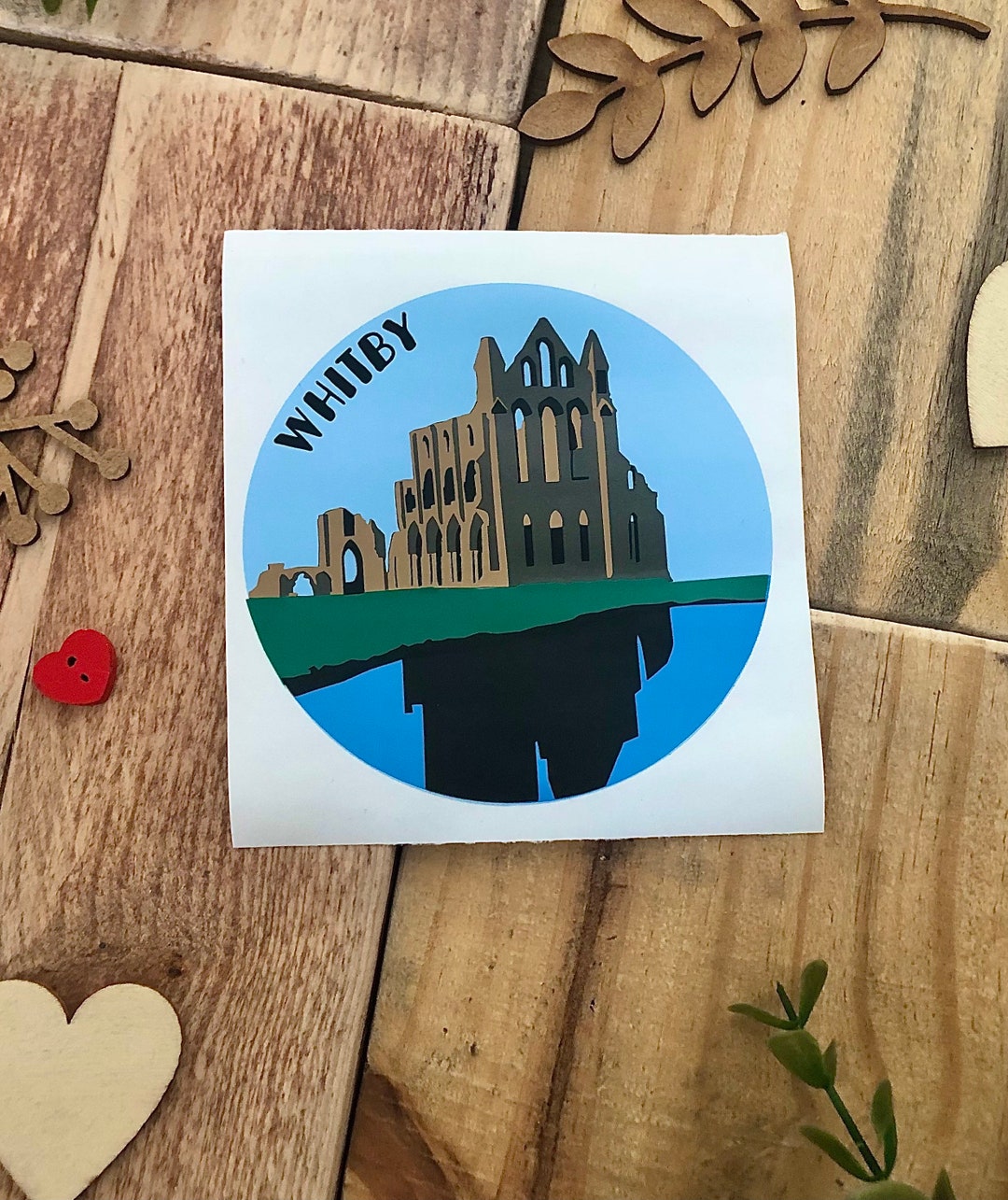Whitby Abbey | Decal | Sticker | Caravan | Favourite Place | Tourist ...
