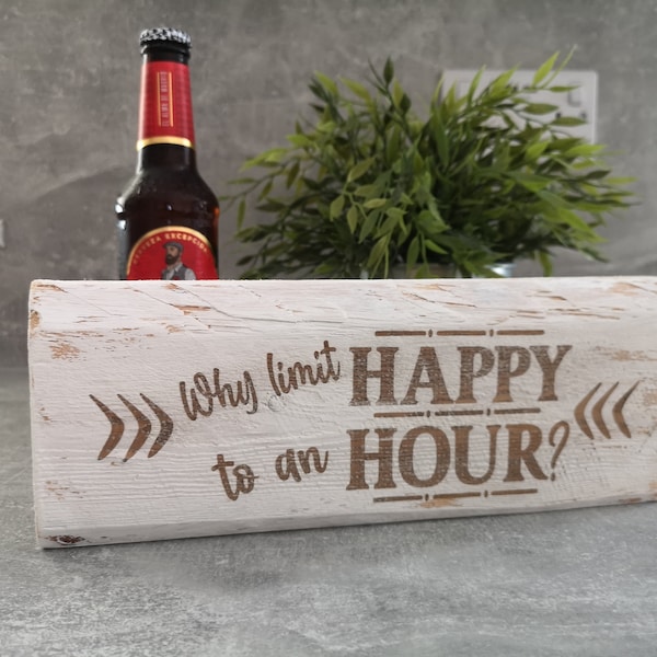 Happy Hour Sign - Etsy