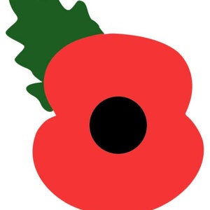 Poppy Window Sticker Window Decal Remembrance Sticker Window Display - Etsy