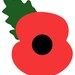 Poppy Window Sticker Window Decal Remembrance Sticker Window Display - Etsy