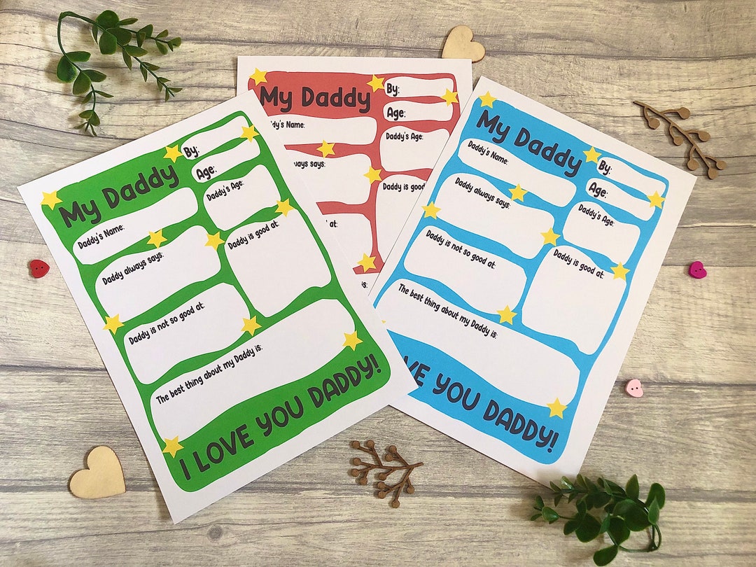 My Daddy Print | Dad | Gift for Him | Present for Daddy | Grandad ...