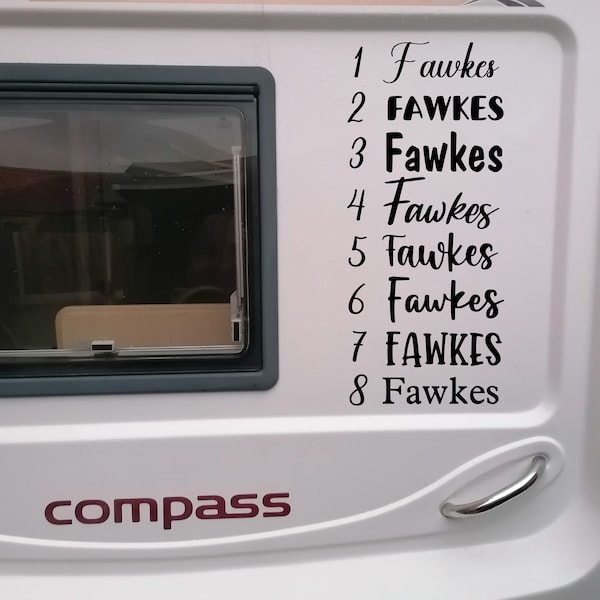 Caravan Decals - Etsy UK