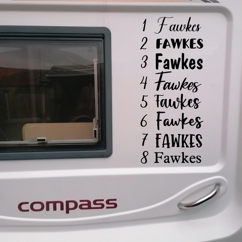 Caravan Decals - Etsy UK