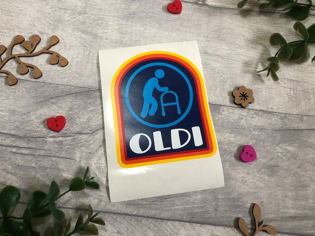 Oldi Decal | Vehicle | Car Sticker | Wall Decal | Funny Decal | Bar ...