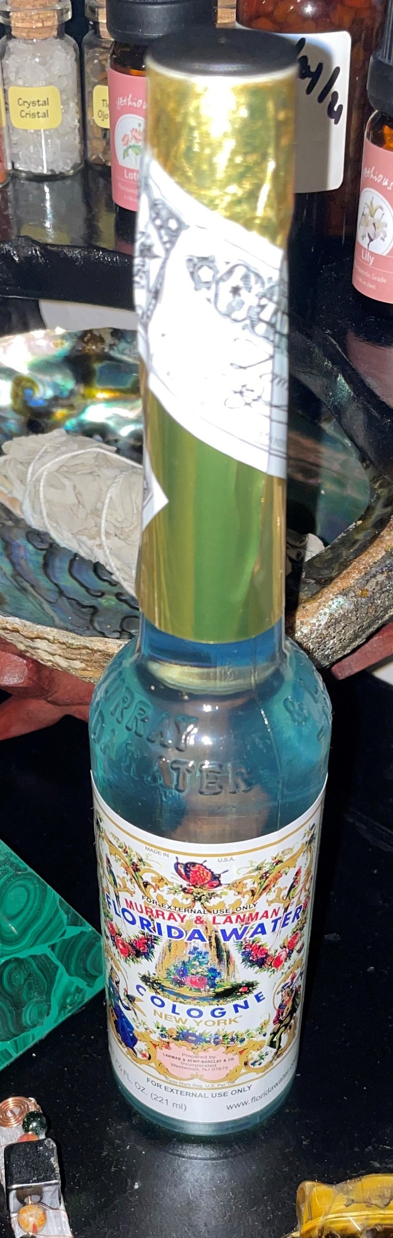 Authentic Florida Water 7.5oz Bottle, Florida Water, Smudging Spray ...