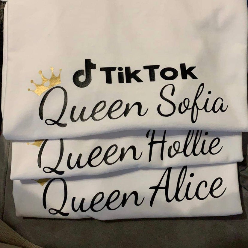 Tik Tok Queen Shirt Tik Tok Lover Tiktok Cadeau pour Tiktok - Etsy France