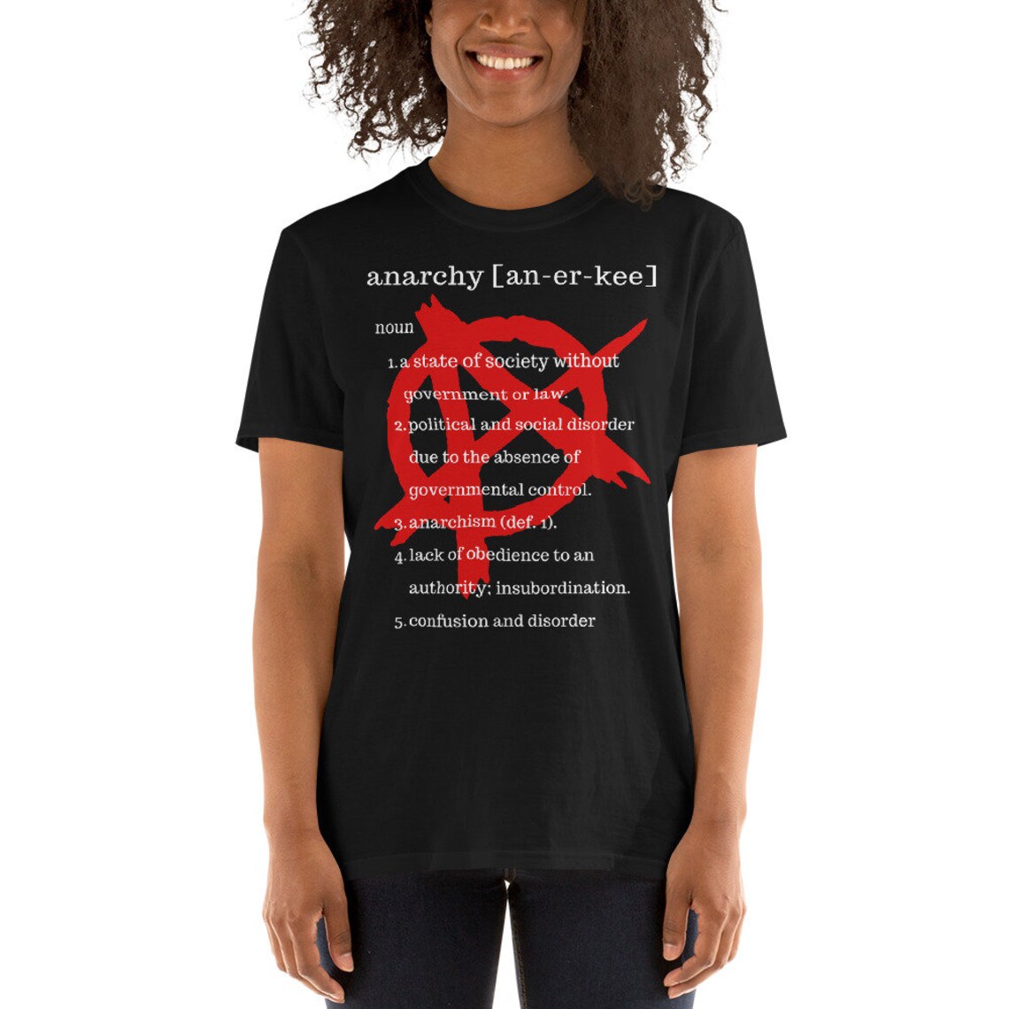Anarchy Definition Anti-establishment Shirt, Unisex, Anarchy Symbol ...