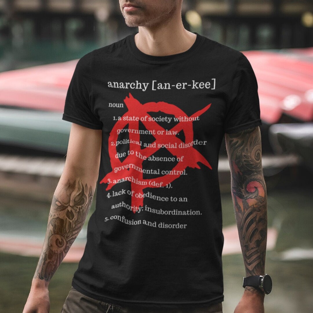 Anarchy Definition - Anti-establishment Shirt, Unisex, Anarchy Symbol ...