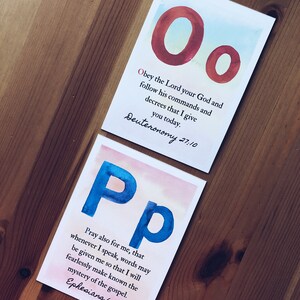ABC Scripture Verse Cards//scripture Cards//modern Bible Verse Art ...