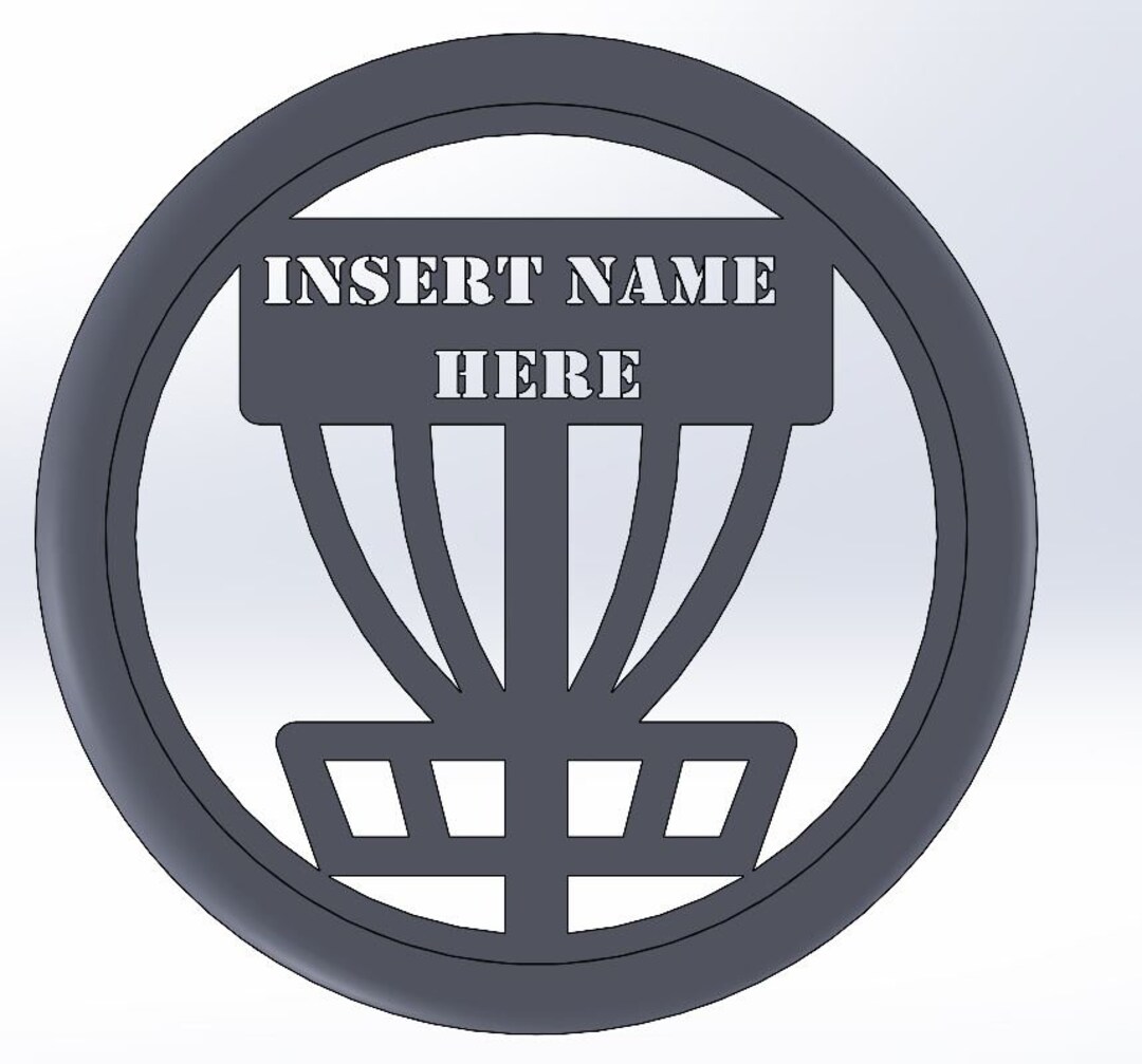 Customizable 3D Printed Disc Golf Mini Markers - Etsy