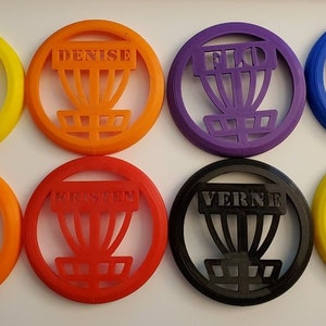 Customizable 3D Printed Disc Golf Mini Markers - Etsy
