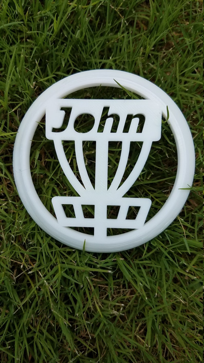 Customizable 3D Printed Disc Golf Mini Markers - Etsy