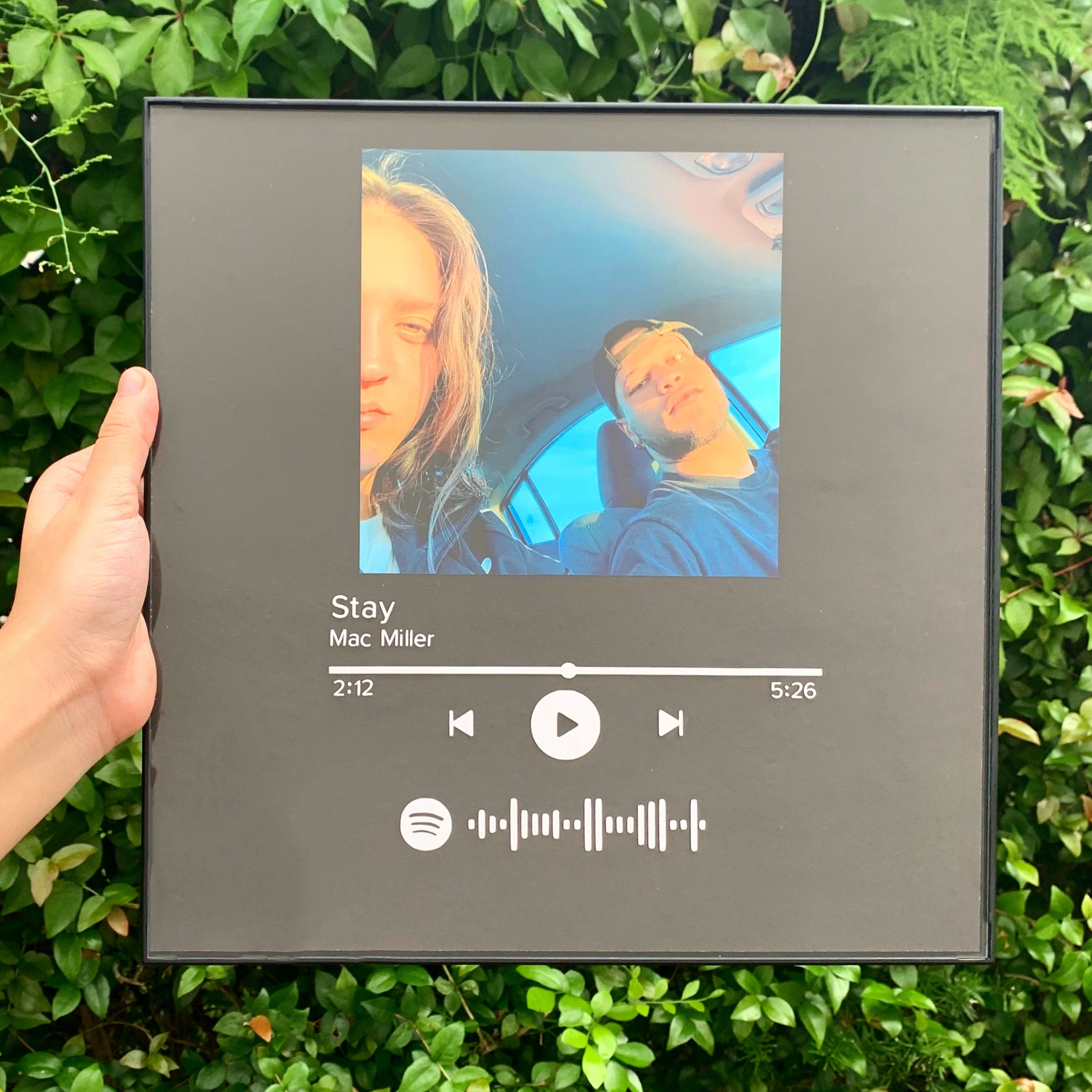 Custom Album Cover Frame Custom Framed Song Glass Custom | Etsy