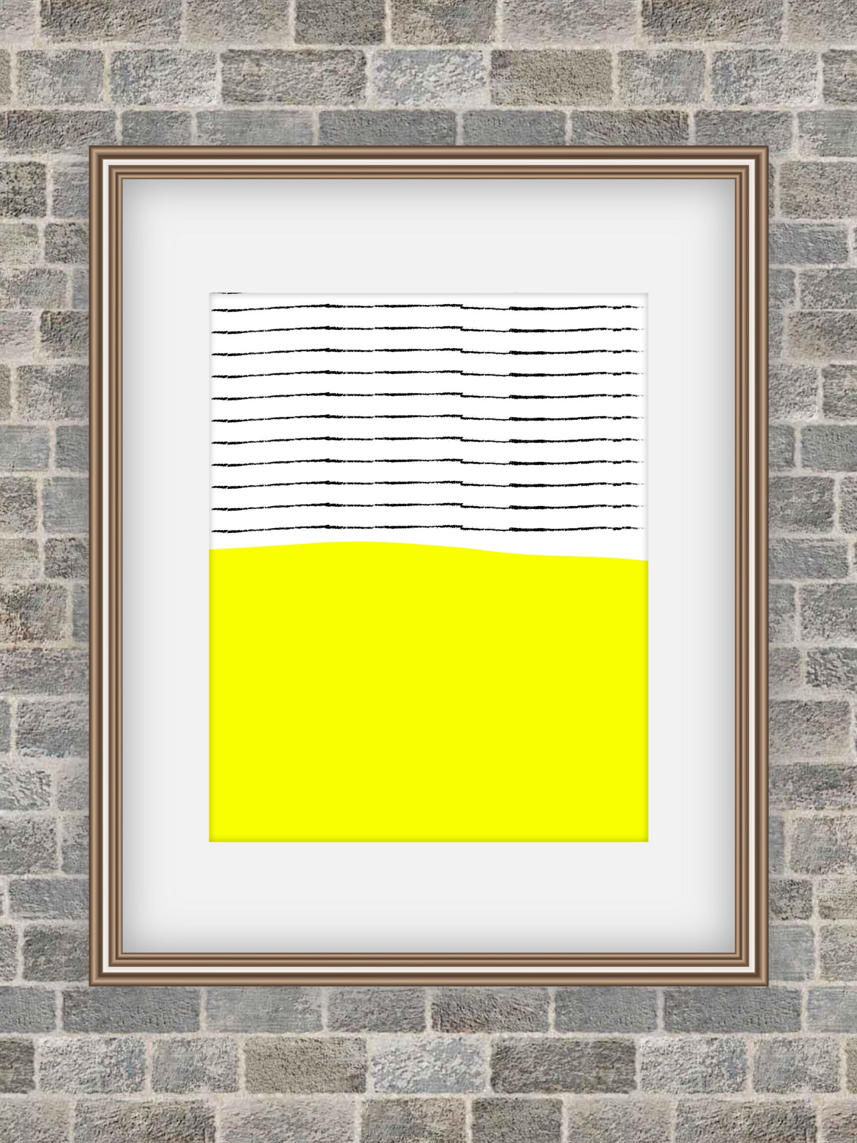 Art Printable | Set of 3 Prints | Primary Color Abstract Print Set ...