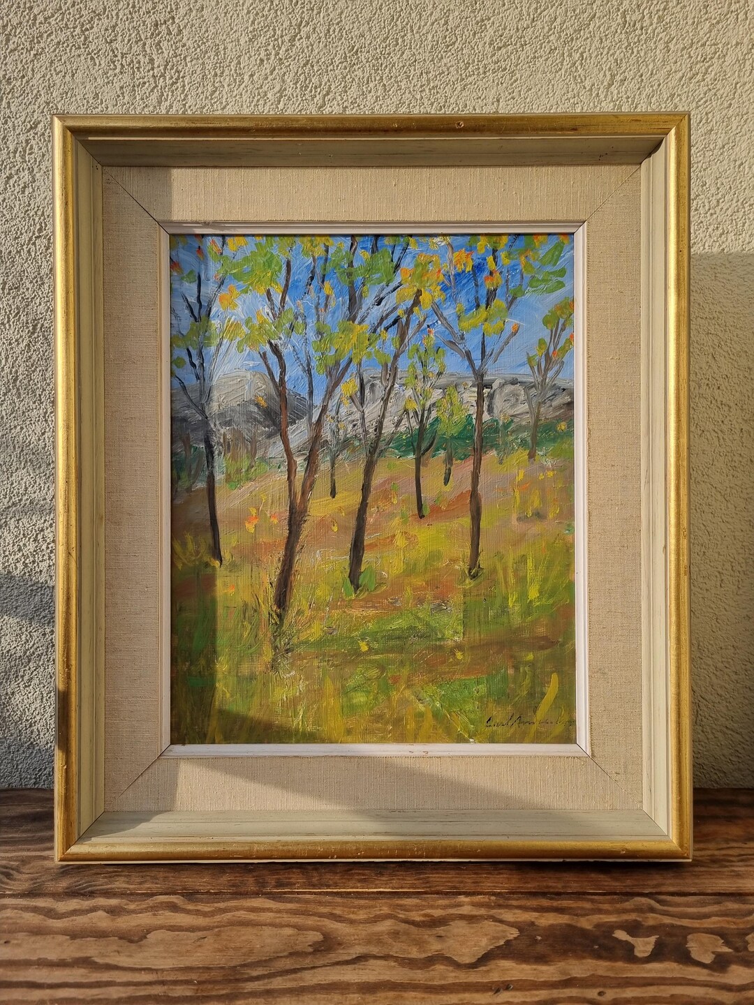 Carl Andersson, Original Vintage Landscape by a Swedish Painter 70s - Etsy