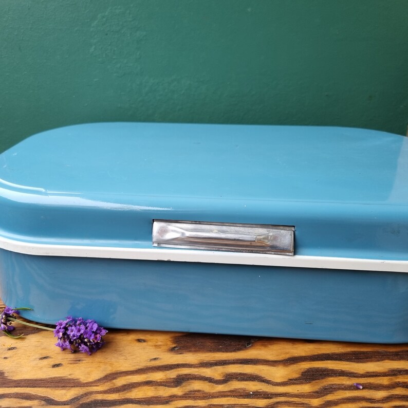 Nils Johan , Bread Box and Cookie Jars , Storage Blue Kitchen - Etsy