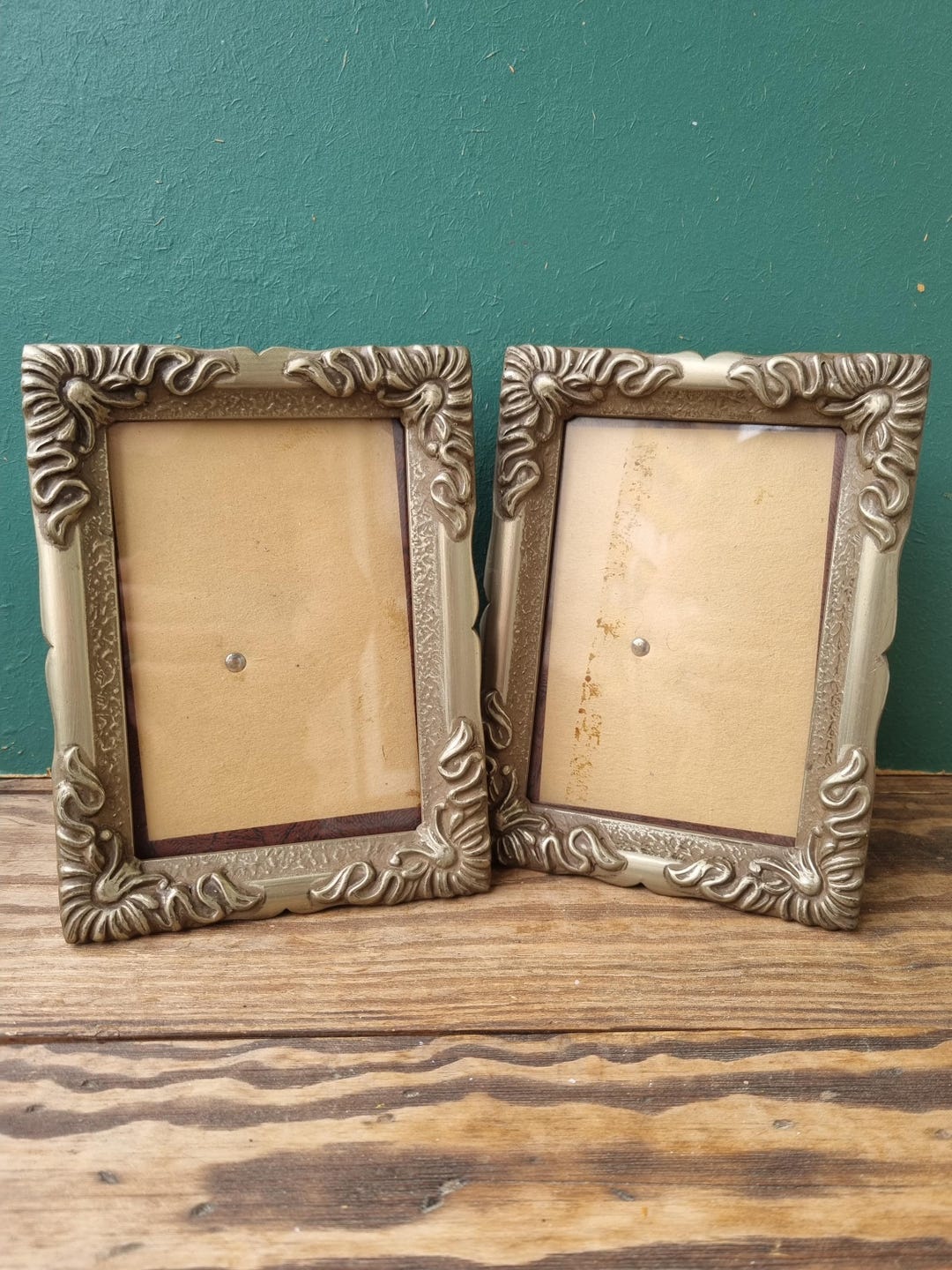Rustic Wood Picture Photo Frames Set, Original Vintage Frame From ...