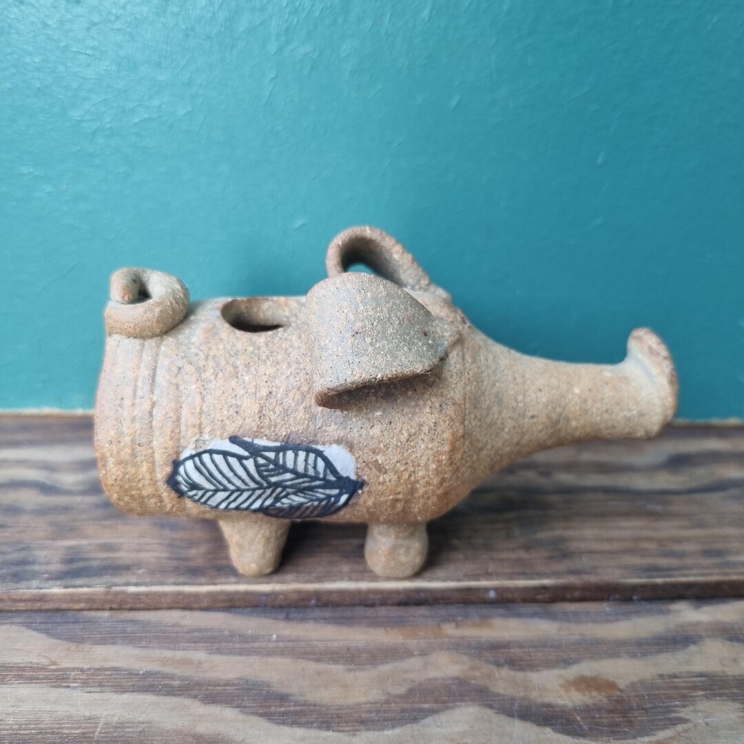 Swedish Vintage Ceramic Pig, Handmade Pig Figur 70s - Etsy