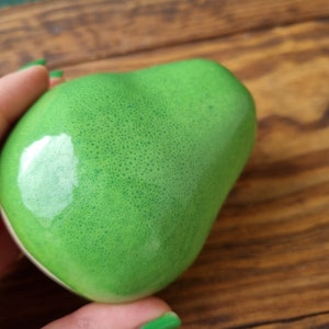 Karl Arthur Fredriksson, Green Ceramic Pear, Swedish Vintage Pottery - Etsy