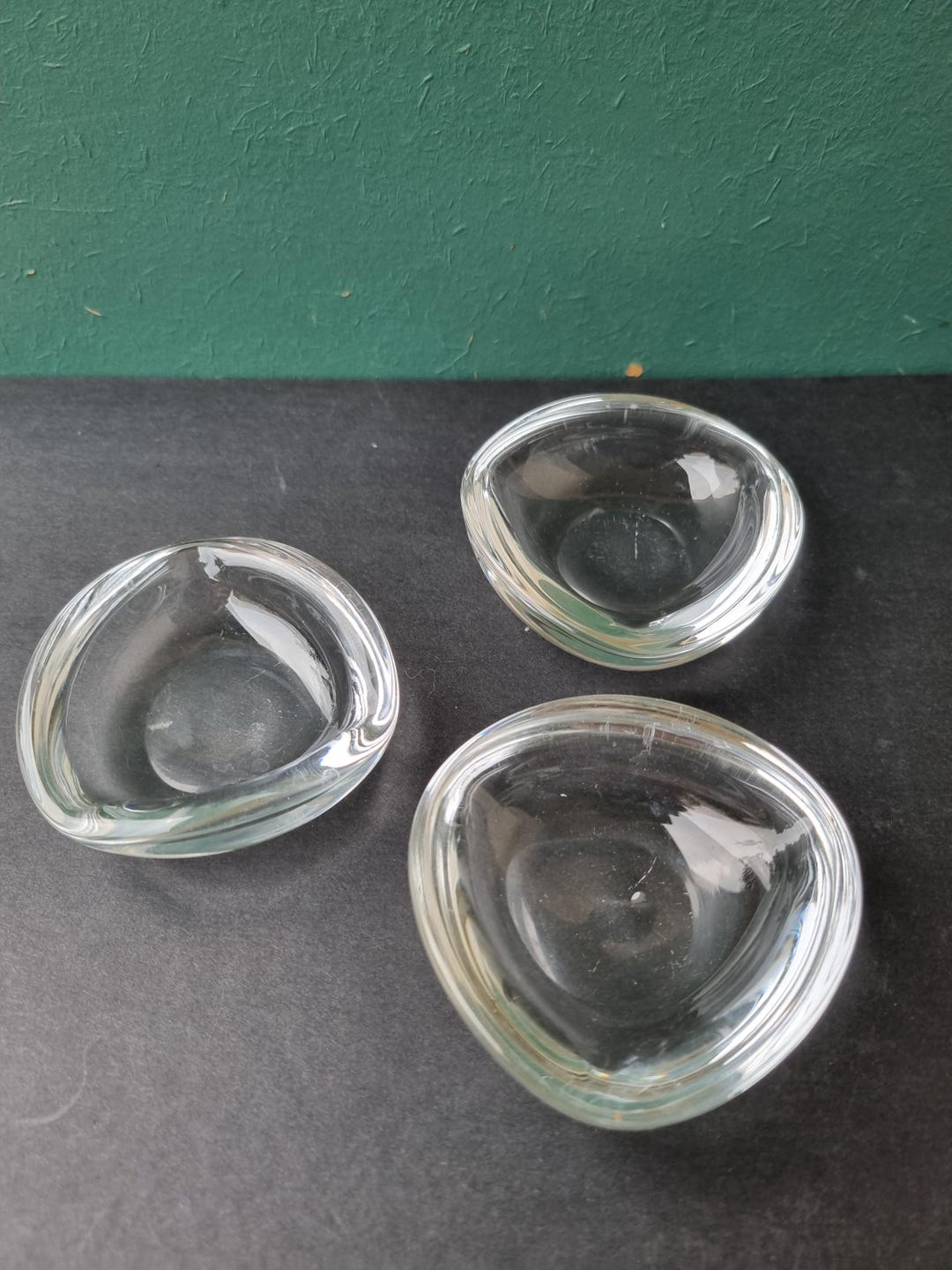 Vintage Glass Mini Ashtrays Set, Retro 70s Home Decor, 3 Pcs - Etsy