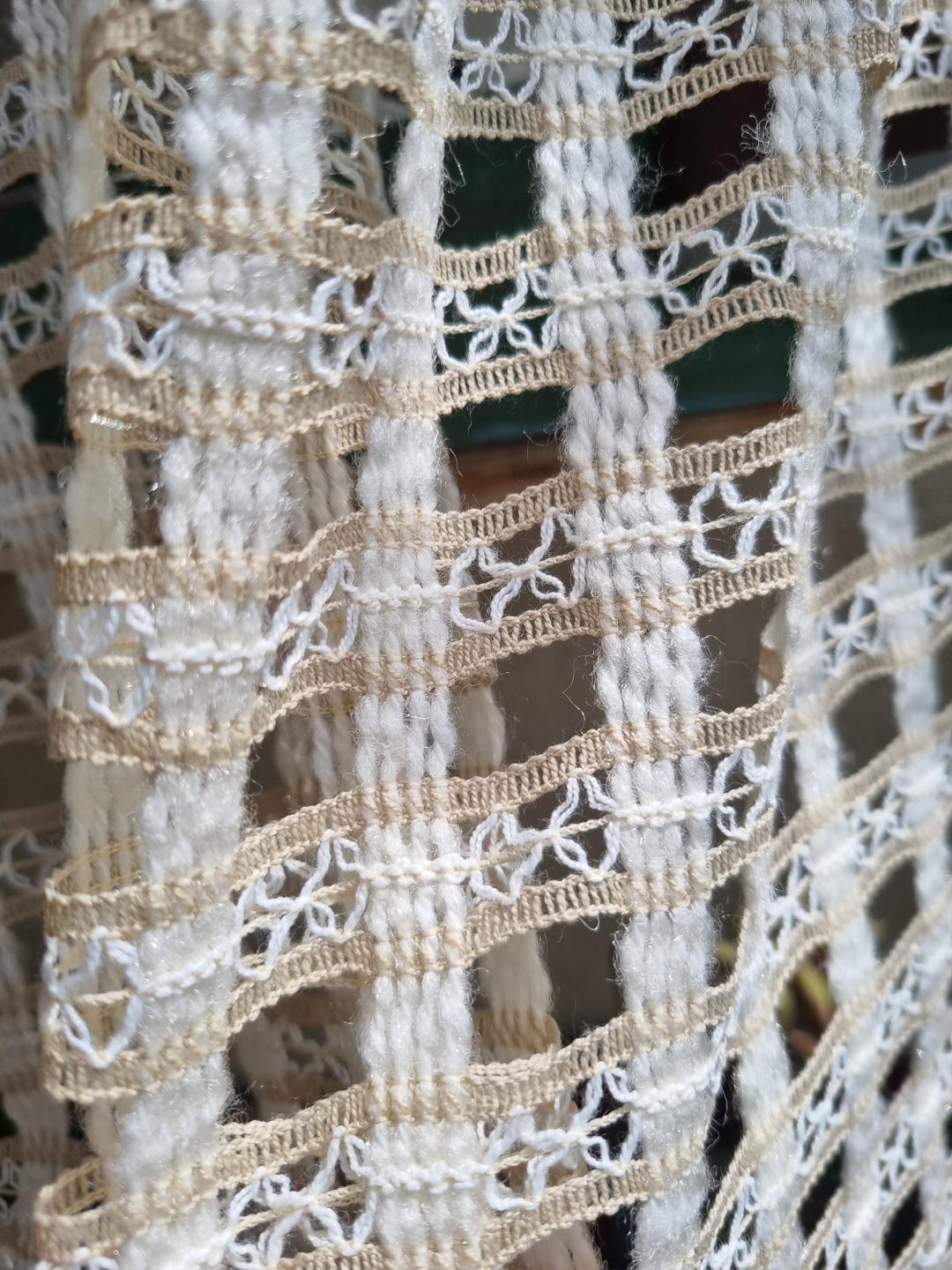 Pair of Swedish Vintage Net Curtains Cotton , Open-weave Design 70s - Etsy