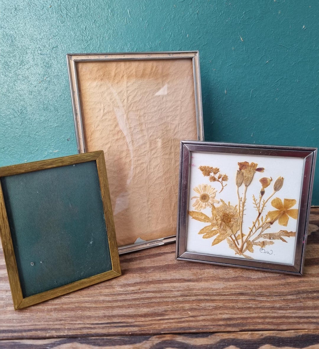 Vintage Metal, Small Frames Selection, Vintage Danish Jyden , 3 Set - Etsy