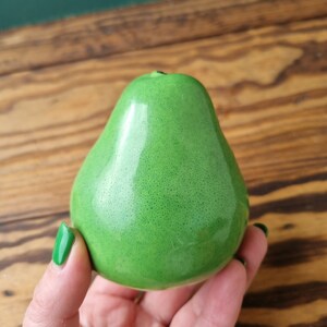 Karl Arthur Fredriksson, Green Ceramic Pear, Swedish Vintage Pottery - Etsy