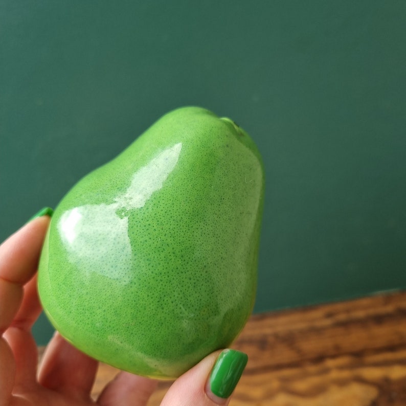 Karl Arthur Fredriksson Green Ceramic Pear Swedish Vintage - Etsy