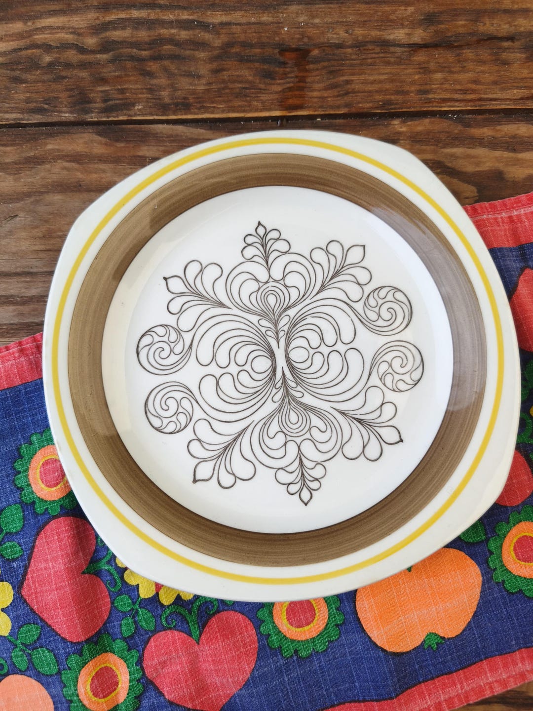 Gefle EK Plate – Barbro Löfgren Swedish Mid Century Side Dish (18cm) - Etsy