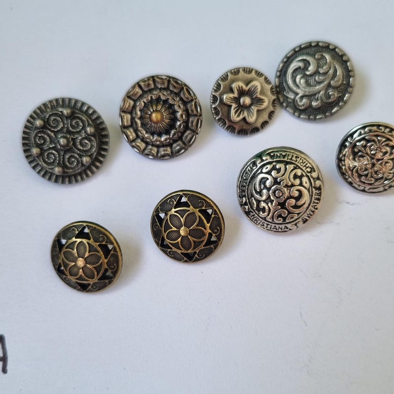 Pewter Buttons - Etsy