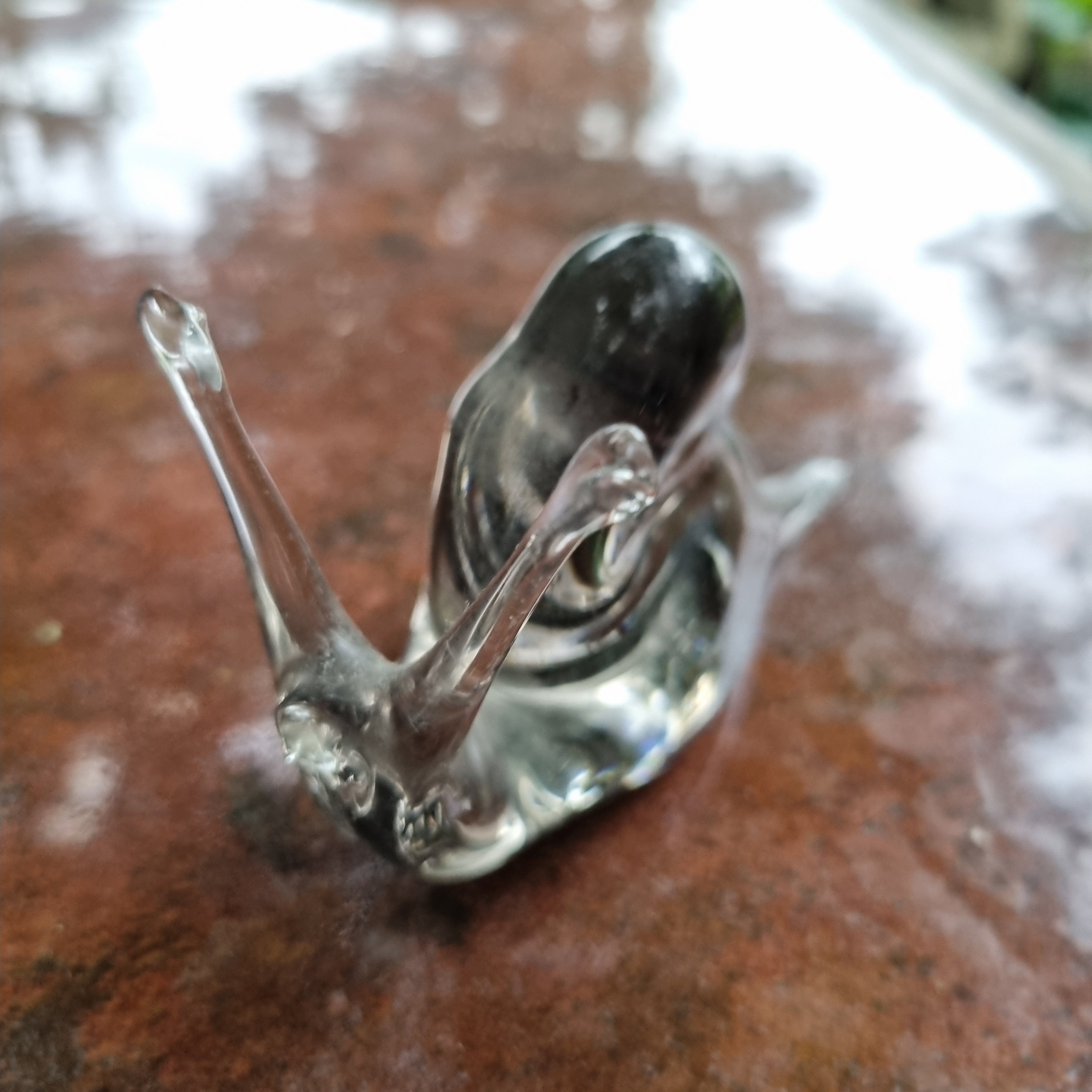 Decorative Snail Vintage Art Glass Snail Sculpture Sweden - Etsy